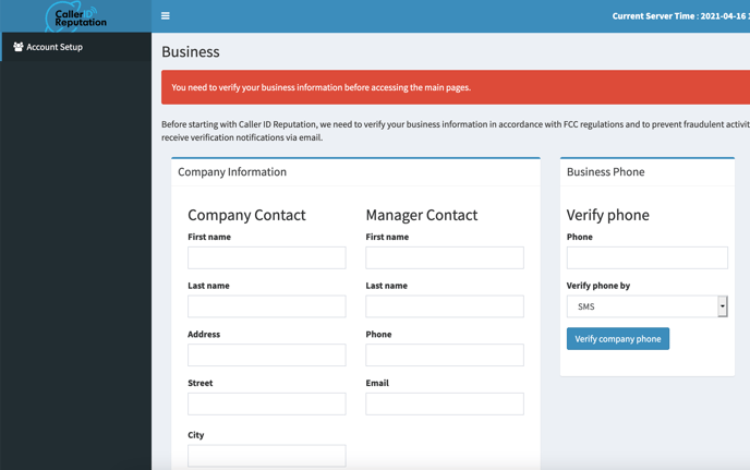 How do I complete business verification?